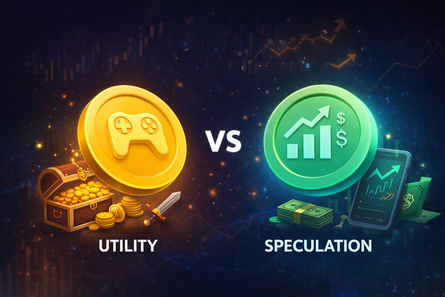 Utility vs Speculation in Gaming Tokens: What Drives Long-Term Value?